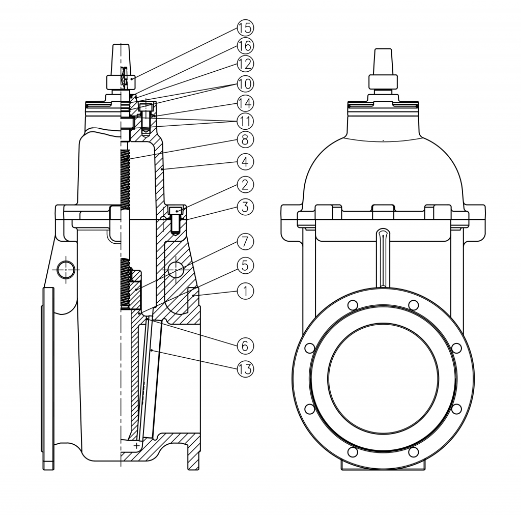 Metal Seat Gate Valve | Clover Pipelines