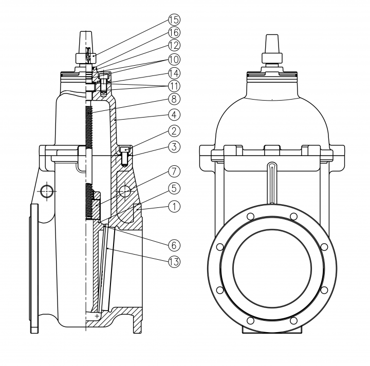 Metal Seat Gate Valve | Clover Pipelines